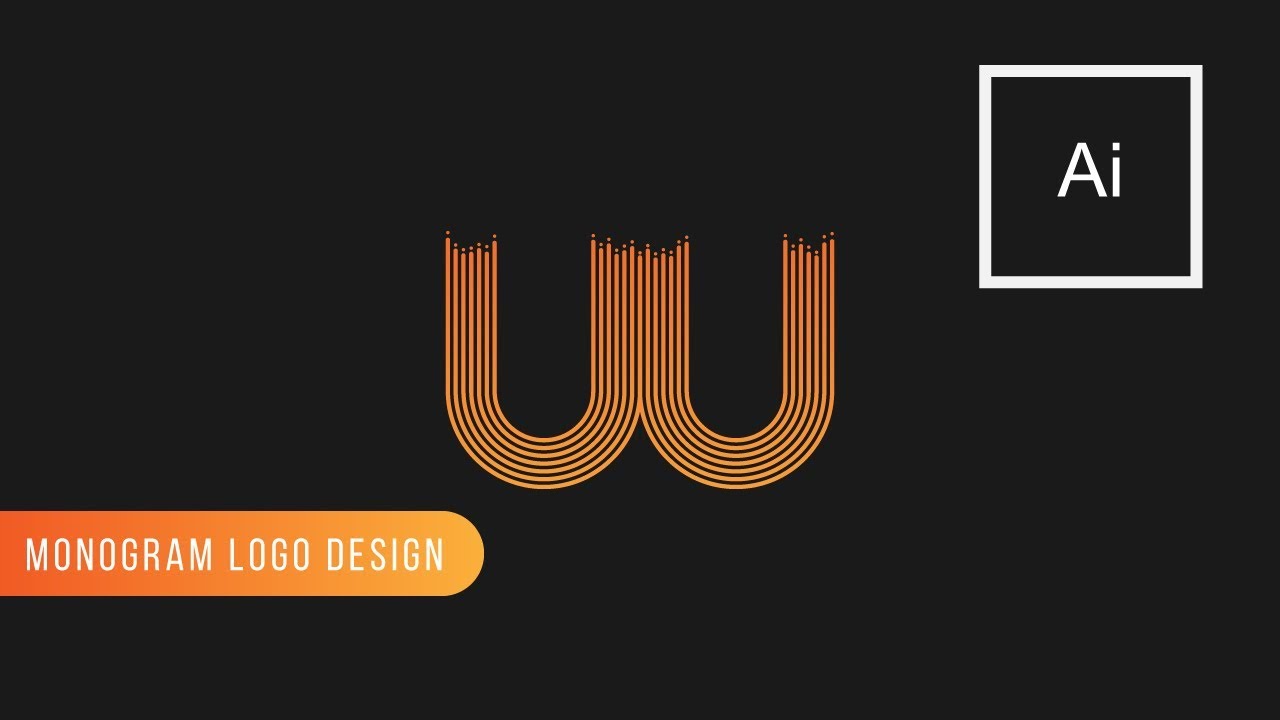 ️How to Design a Monogram Logo | adobe illustrator cc - YouTube