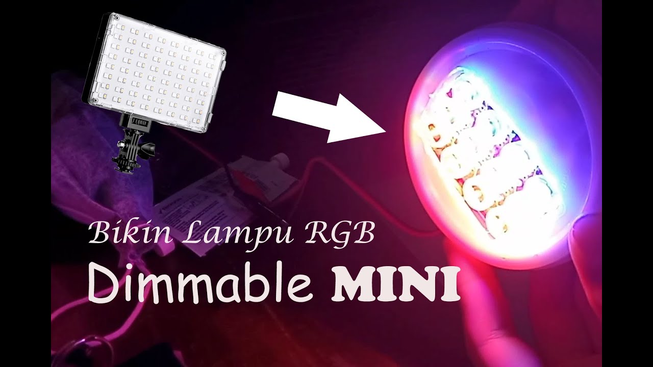 How to make a mini studio RGB lamp - YouTube