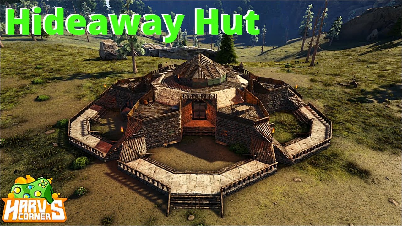 Ark Building: Hideaway Hut (The Center, SS mod) Ark Survival Evolved ...