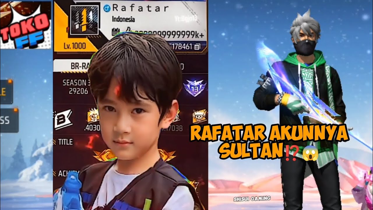 AKUN FF RAFATAR GG SULTAN CUY‼️ - YouTube