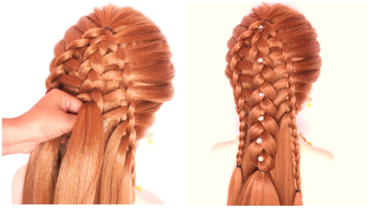 braids hairstyles tutorial for beginners || long braided hairstyle for ...