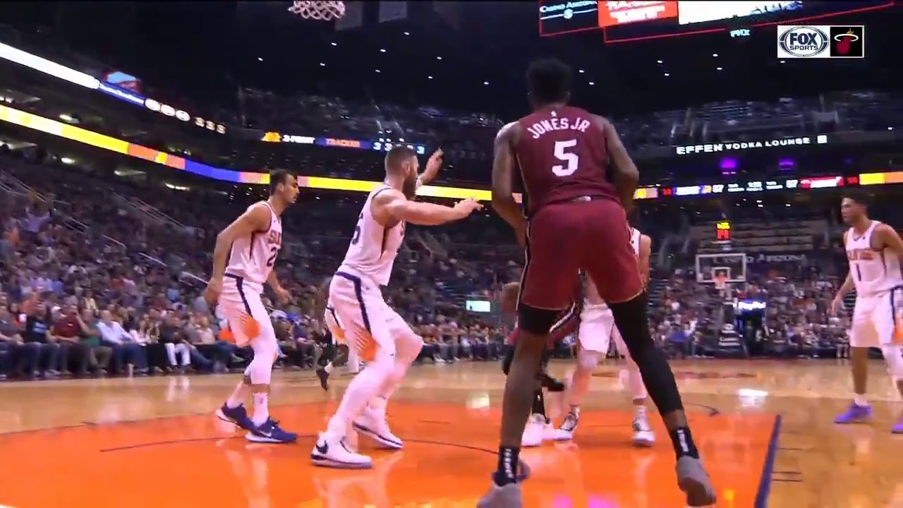 Jimmy Butler gets the and1 with only one shoe on - YouTube