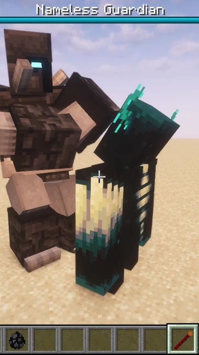 Minecraft Warden Vs Nameless Guardian Fightminecraft Minecraftgameplay Gaming Viral