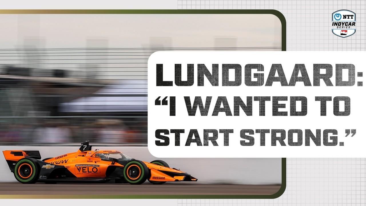 Christian Lundgaard: 'We are COMPETITIVE, but I'm asking for more' | INDYCAR - YouTube