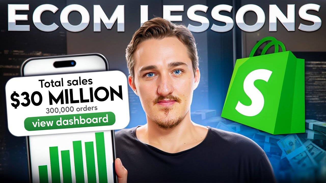 8 Lessons From $30 Million In Shopify Sales - YouTube