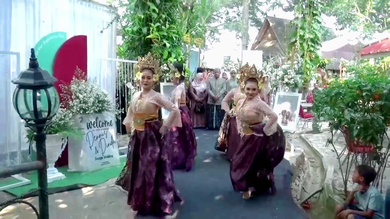 WILUJENG SUMPING ][ tari upacara adat mapag rombongan besan - YouTube