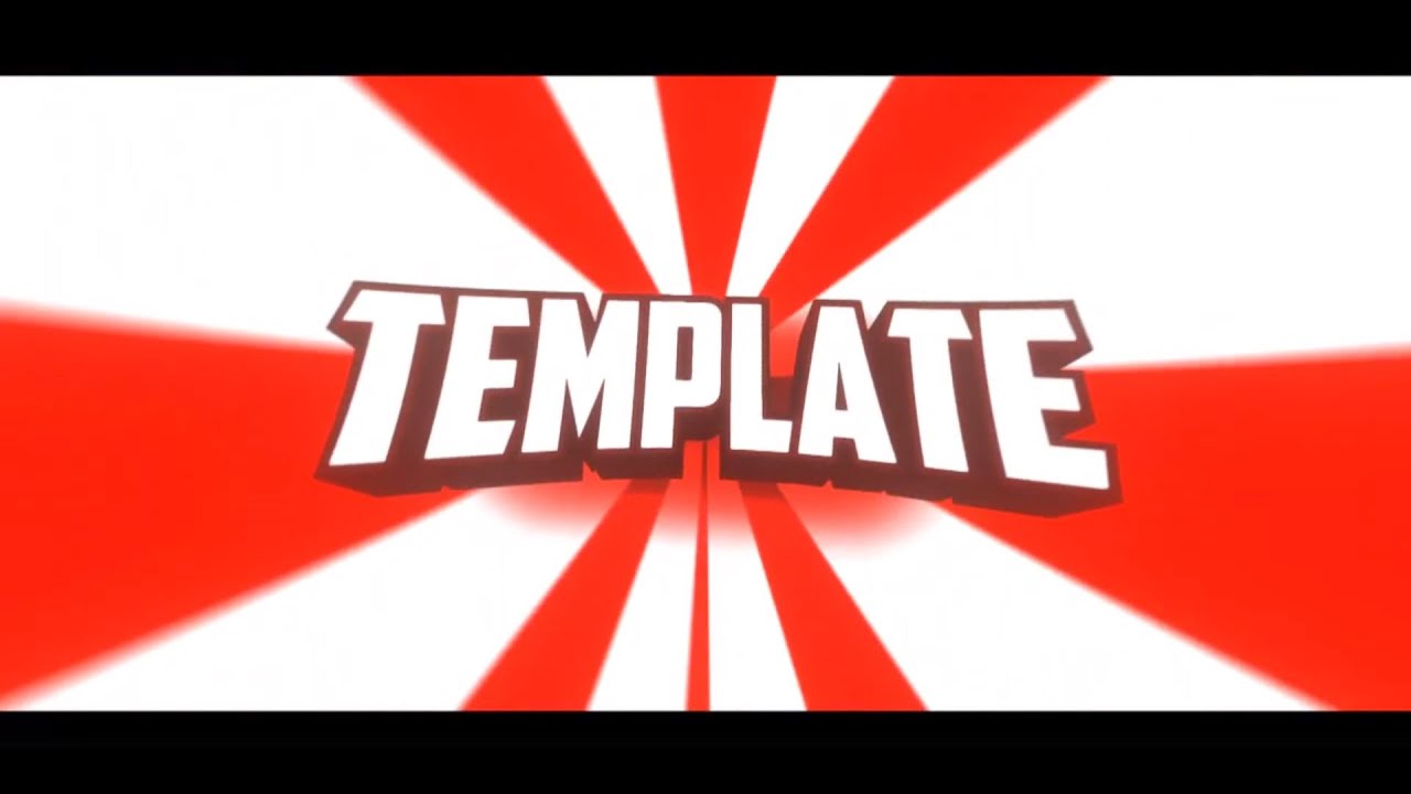Free Red Intro Template - 2D Intro - [Panzoid CM2 + CM3] - iEEVEE - YouTube