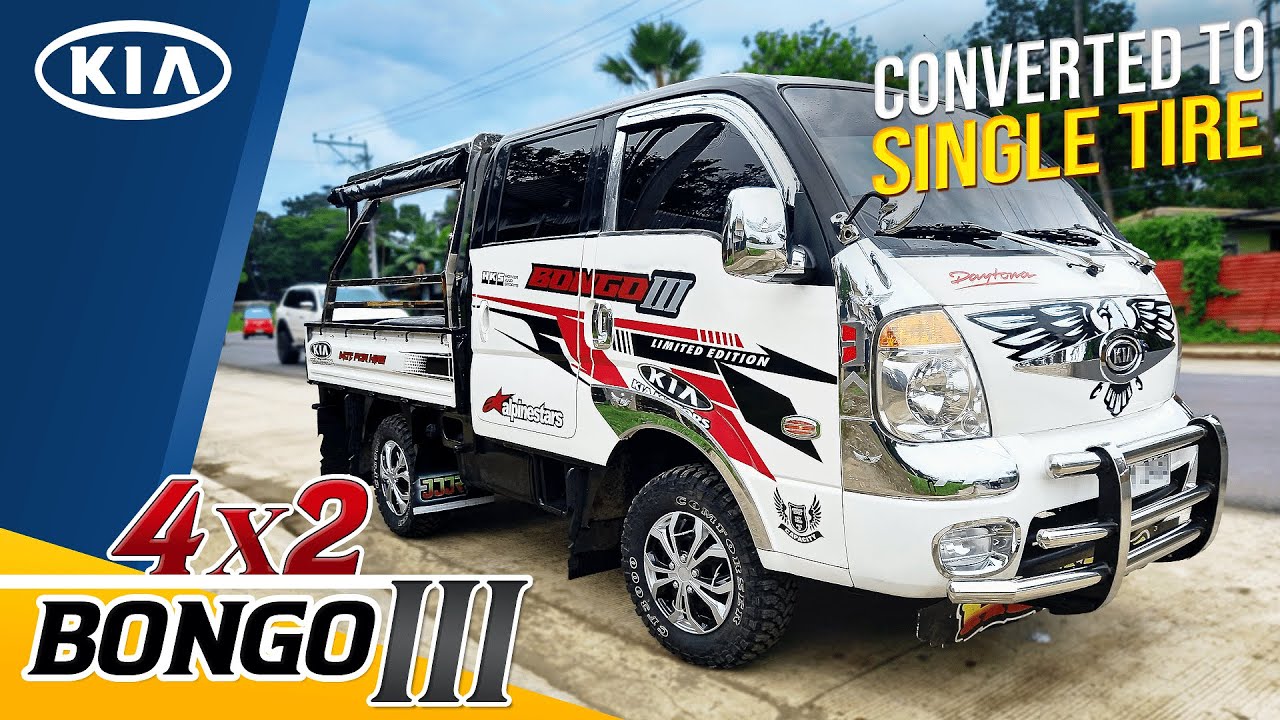 4x2 Converted to Single Rear Tire | Kia Bongo 3 - YouTube