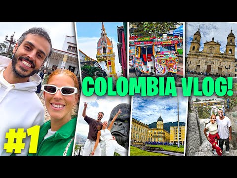 İlk kez KOLOMBİYA'da! Dağhan'la baş başa tropik kaçamak 🌴 COLOMBIA VLOGU!! PART 1