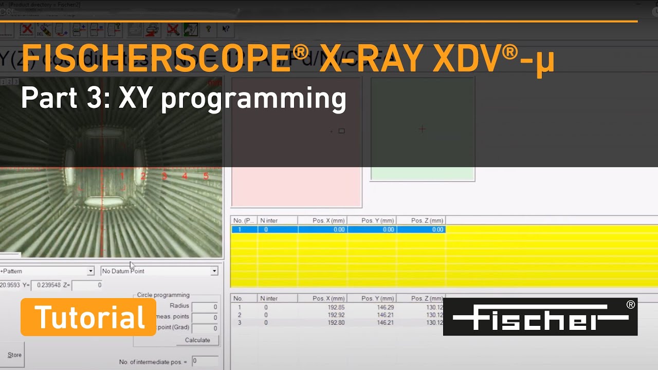 FISCHER│X-Ray XDV-µ Tutorial Part 3: XY Programming - YouTube