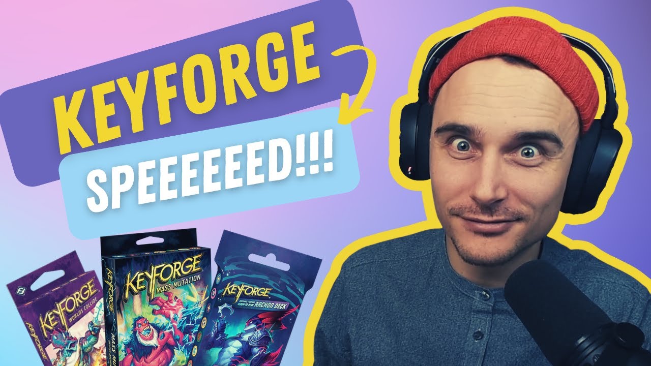 How to play Keyforge with only speed! - YouTube