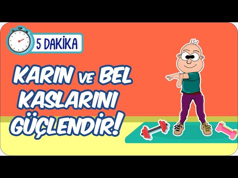 Canlı Ders Molalarında Yapılacak Egzersizler |  Bel ve Karın Kaslarını Güçlendir💪