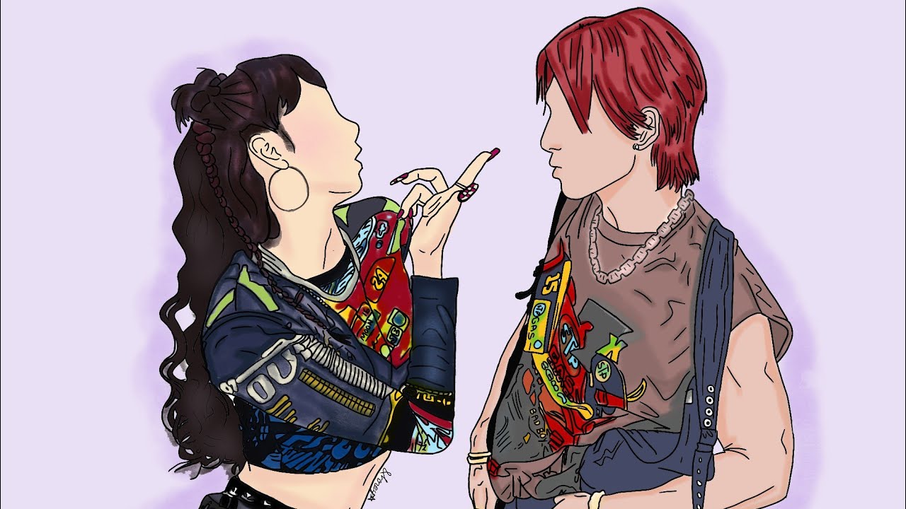 Drawing Lisa and Taeyang | Shoong | Digital Illustration | Digital ...