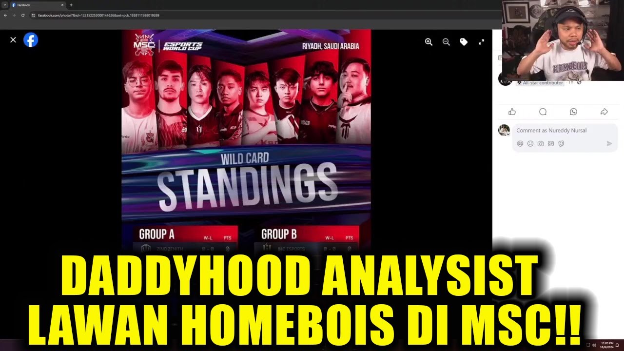 DADDYHOOD ANALYSIST LAWAN HOMEBOIS DI MSC!! - YouTube