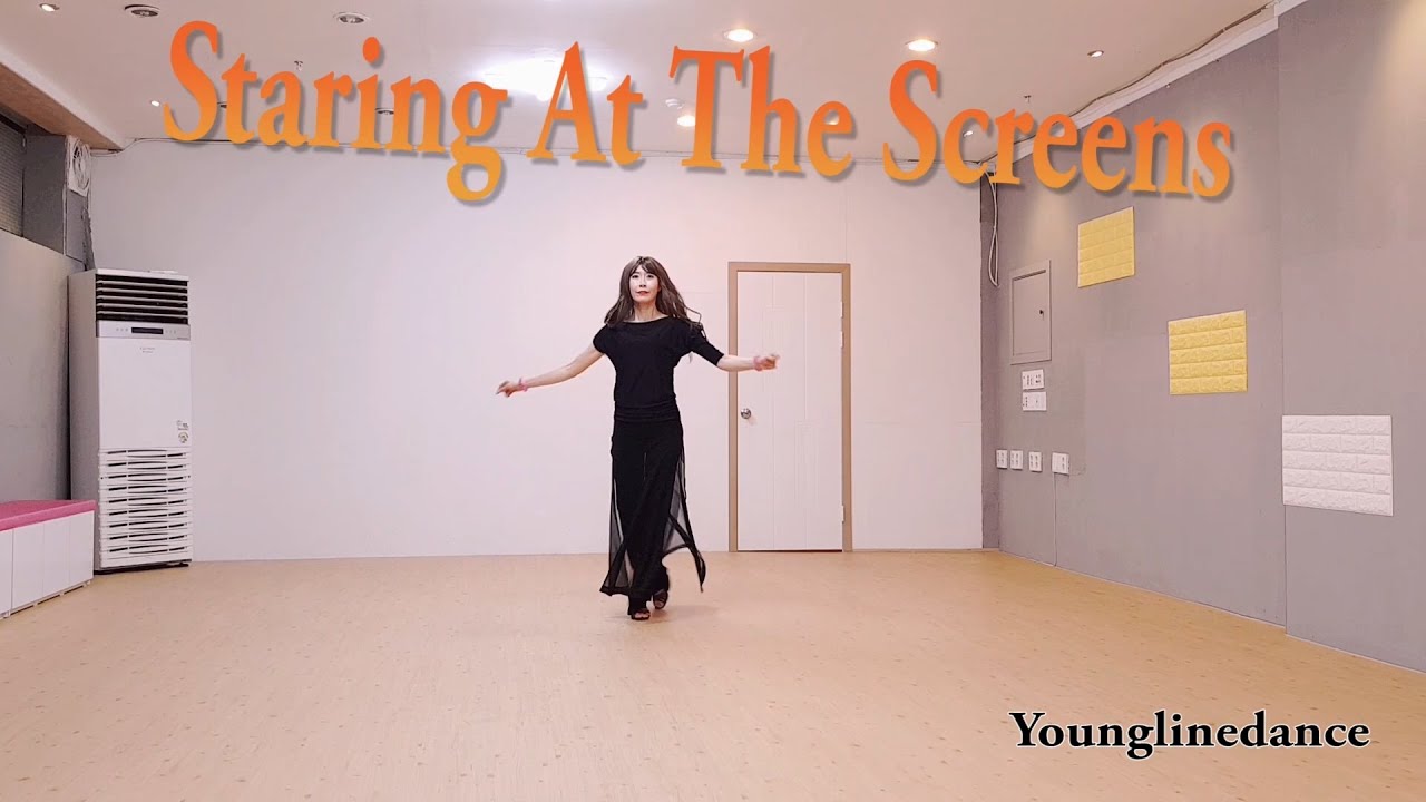 Staring At The Screens Line Dance - YouTube