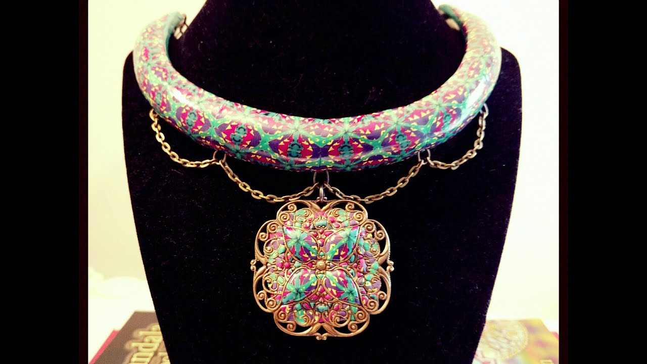 Polymer Clay Complex Cane - YouTube