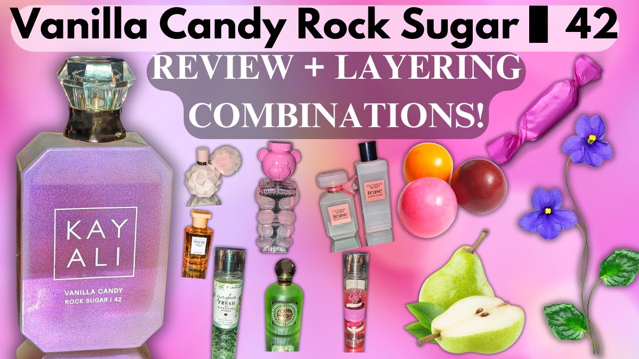 (Review) NEW! 🍬KAYALI Vanilla Candy Rock Sugar 42 Over 15 Layering ...