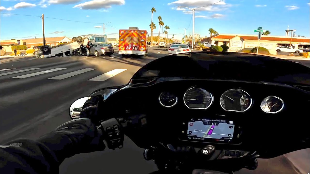 POV Street Gliding to the Las Vegas Strip | Crazy Accident - YouTube