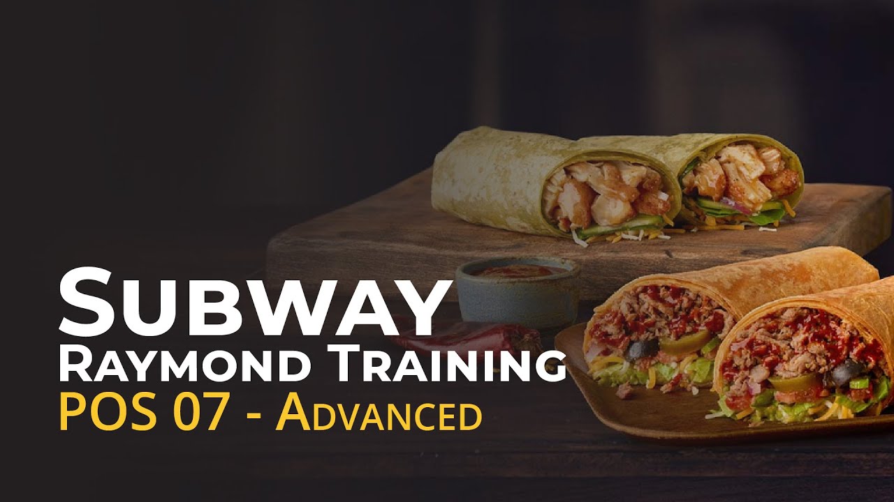 Subway Training - POS 07 - Advanced - YouTube