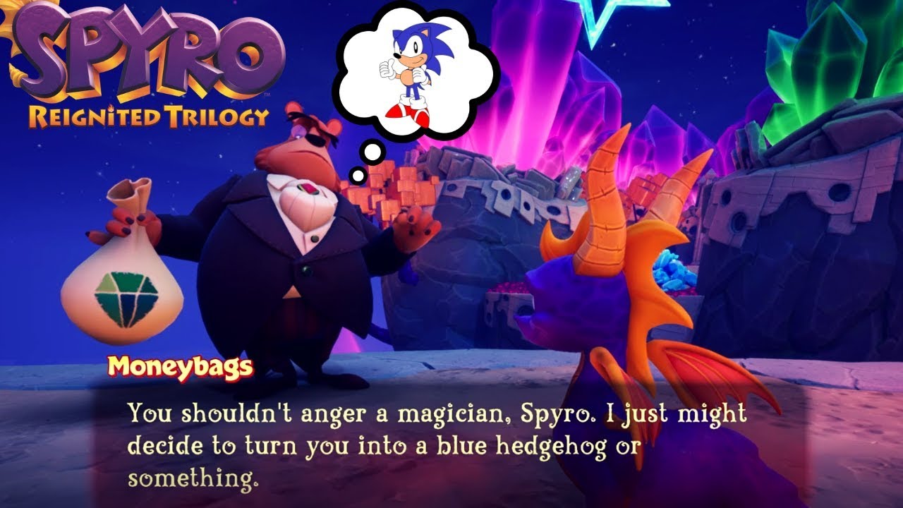 Sonic Reference in Spyro 3 | Spyro the Reignited Trilogy - YouTube