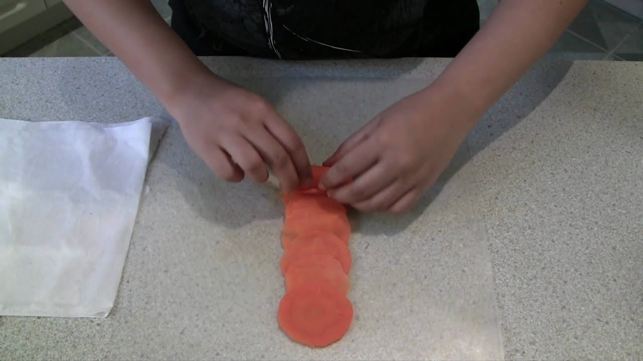 How to Make Carrot Rose - YouTube