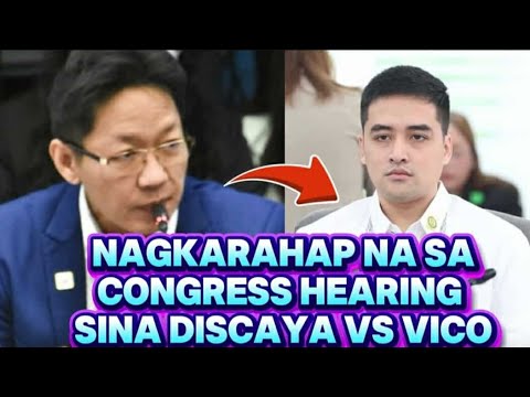 NAGKAHARAP NA SA CONGRESS HEARING SINA DISCAYA vs CICO SOTTO #DLOOD ...