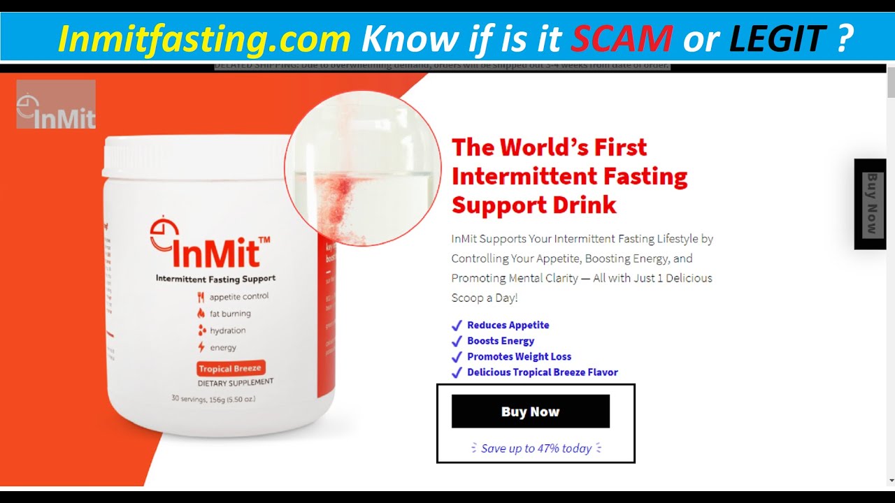 SCAM ALERT ! Inmit Fasting powder Reviews ! Inmitfasting.com Know if is ...