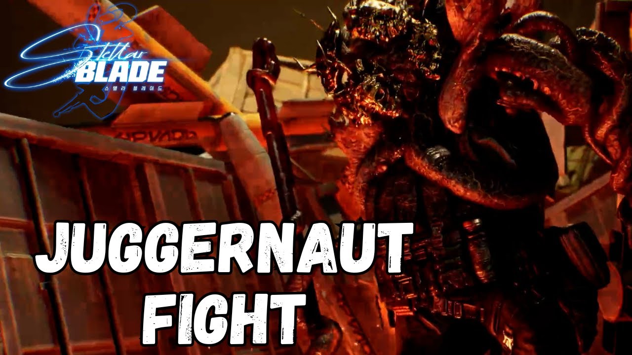 Juggernaut Boss Fight | Stellar Blade - YouTube
