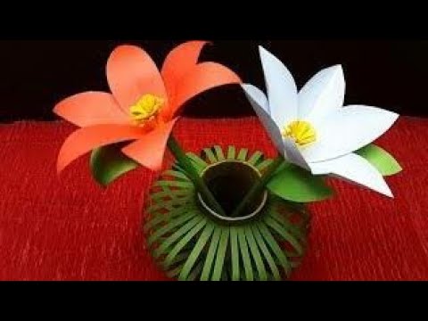 how to make flower wash at home|paper craft flowers - YouTube