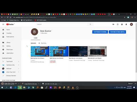 Byte Burner Live Stream - YouTube