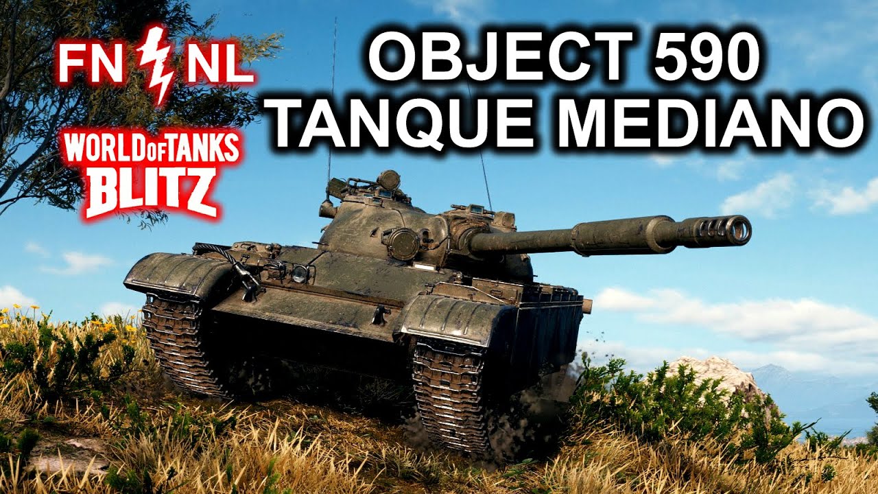 Object 590 en Wot Blitz en español FN-NL - YouTube