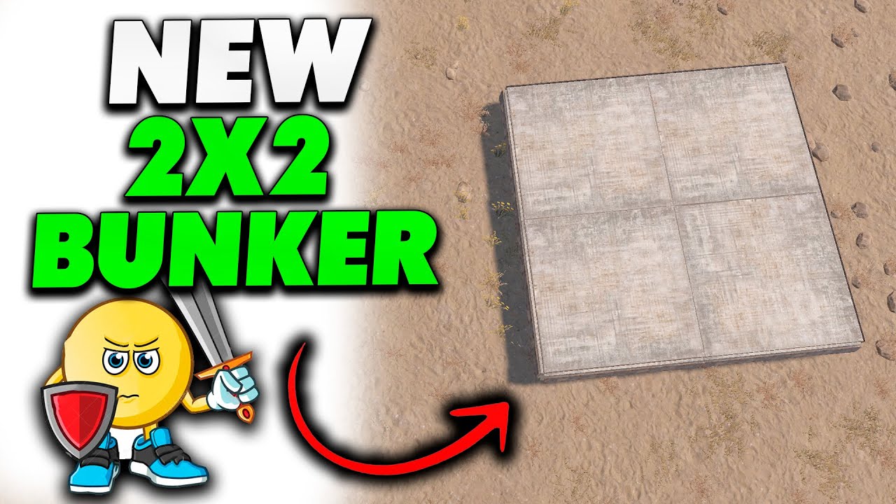 NEW 2X2 BUNKER in Rust 2025 (Easy Bunker) - YouTube