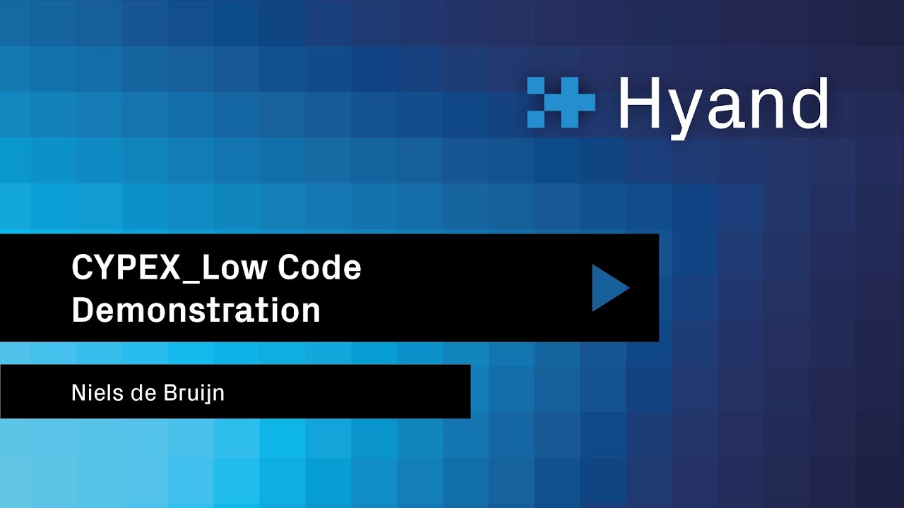 CYPEX Low Code Demonstration - YouTube
