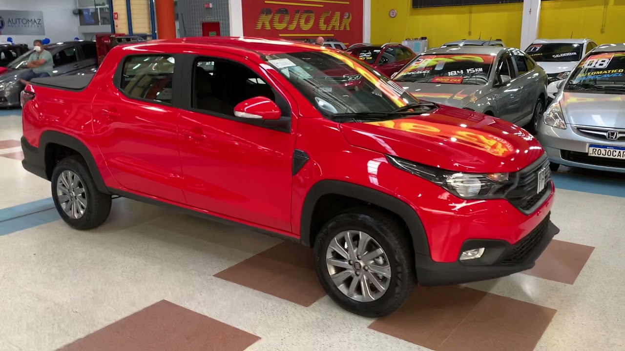 Fiat Strada Cabine Dupla 1.3 Freedom 2021 Pacote Tech Pronta Entrega ...