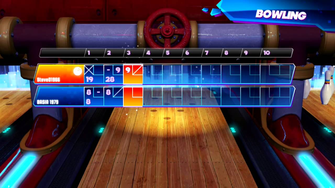 Kinect Sports Rivals Bowling Computer Basia Pt. 1 - YouTube