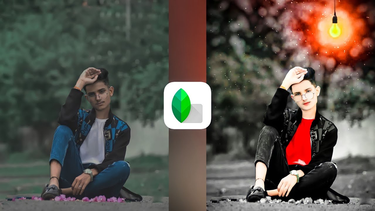 Snapseed Night Bulb Photo Editing trick 🔥|| Face Smooth Edit|| Snapseed ...