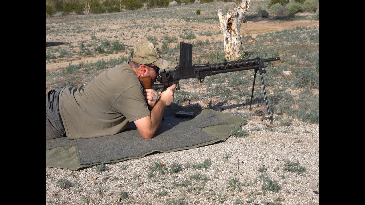 Japanese Type 97 Tank Machine Gun - YouTube