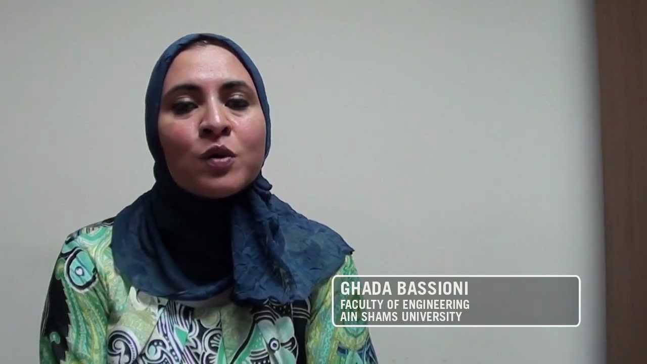 Ghada Bassioni from Egypt looks forward to learning from colleagues at ...