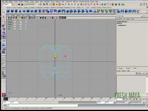 Fresh Maya: Basic Objects - Modeling an Apple - YouTube