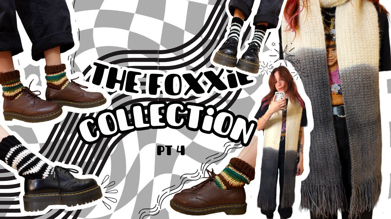 The fOxXiE Collection Haul: Fluffy SCARF and CROCHET Aesthetic SOCKS ...