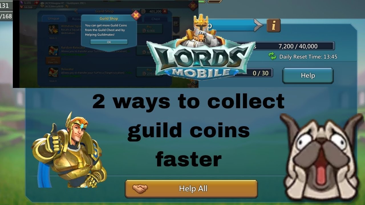2 ways to Collect Daily Guild Coins-Lords Mobile #lordsmobile #rally ...