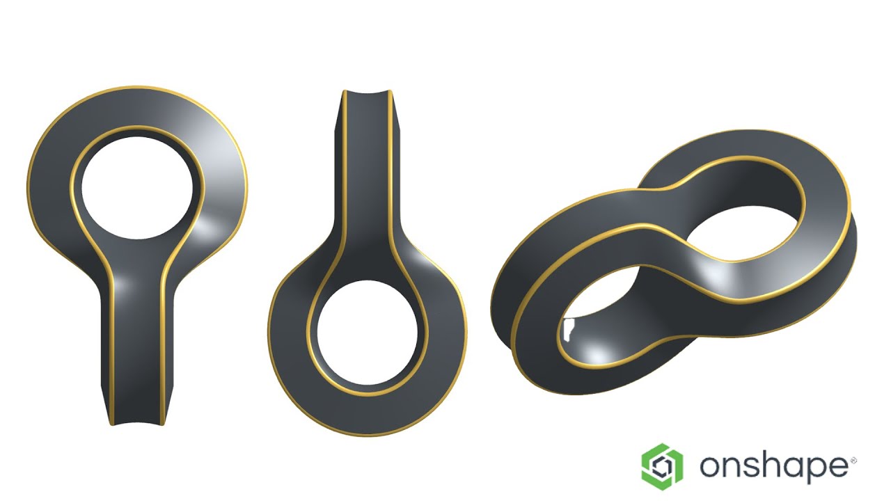 Twirling Into Eyelets with Onshape Surface Tools - YouTube