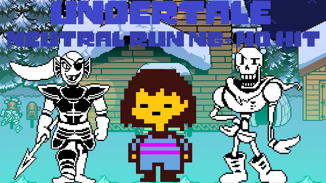 Undertale: Neutral (New Game+) Route no hit (kinda) (read description ...