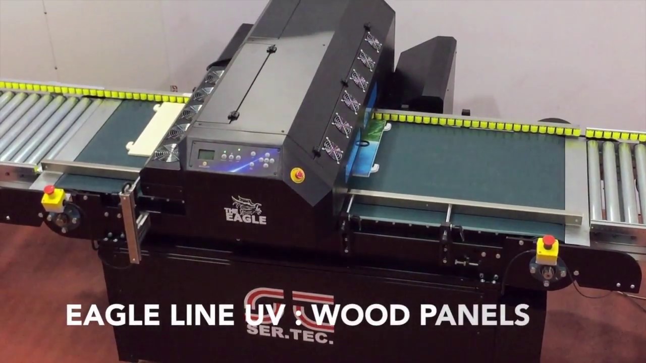 Eagle Line - automatic printer for production - YouTube