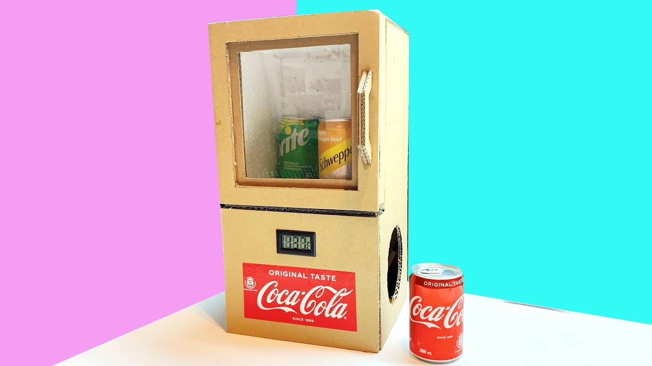 DIY REFRIGERATOR FROM CARDBOARD - YouTube