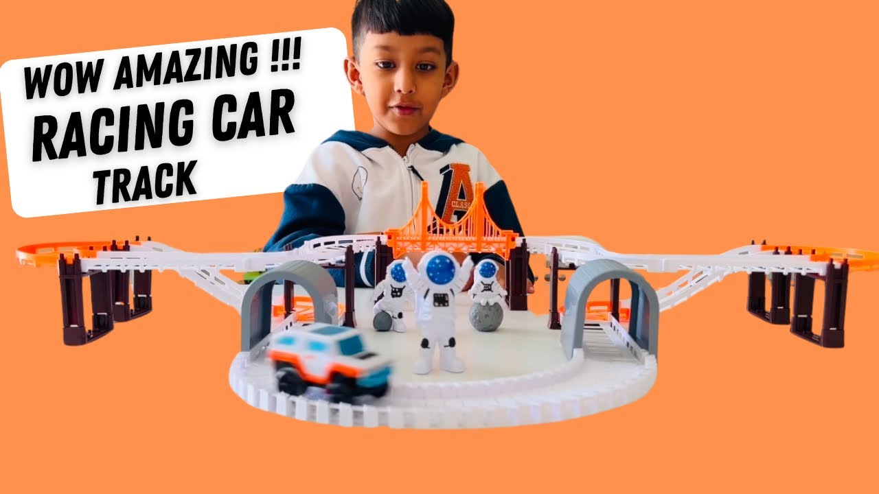 Wow look at this racing car track | unboxing racing car | kids fun ...