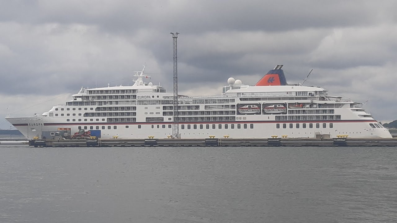 cruise ship MV Europa in Tallinn - YouTube