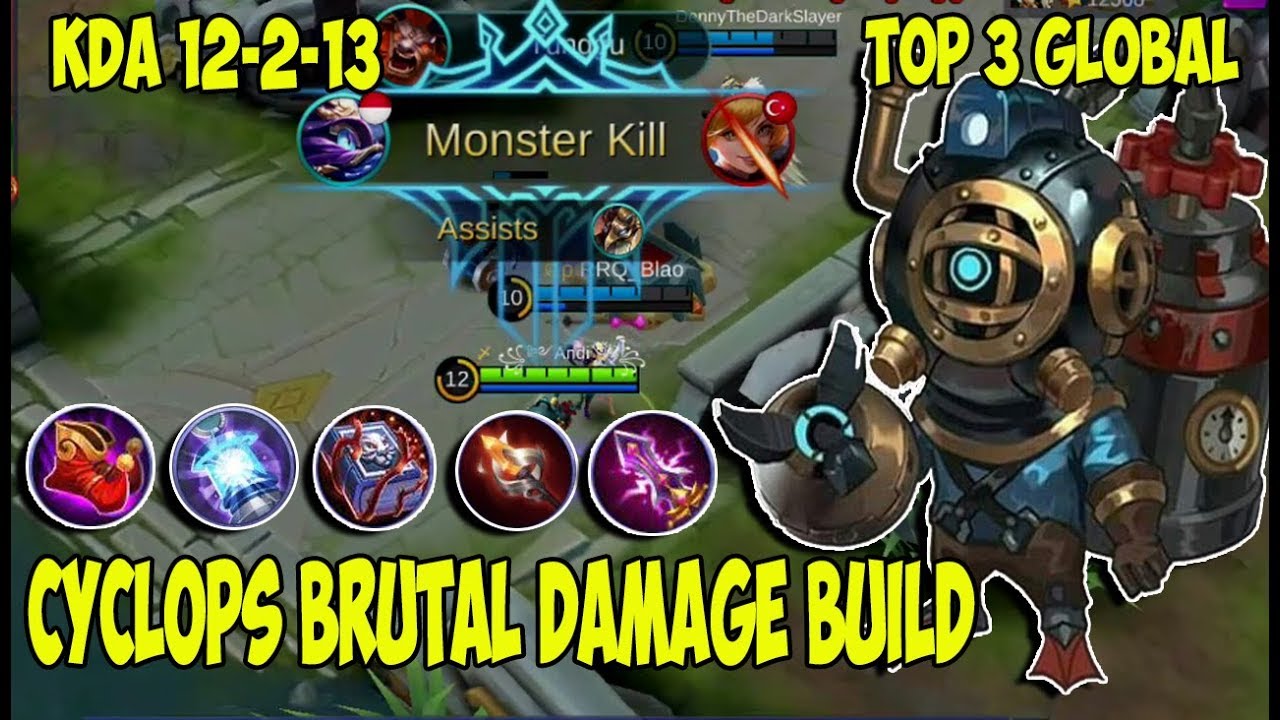 Cyclops Brutal Damage Build - Top 3 Global Cyclops - Mobile legends ...