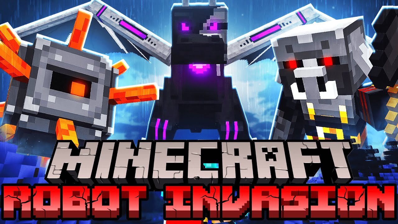 I Survived Minecraft's Robot Apocalypse... - YouTube