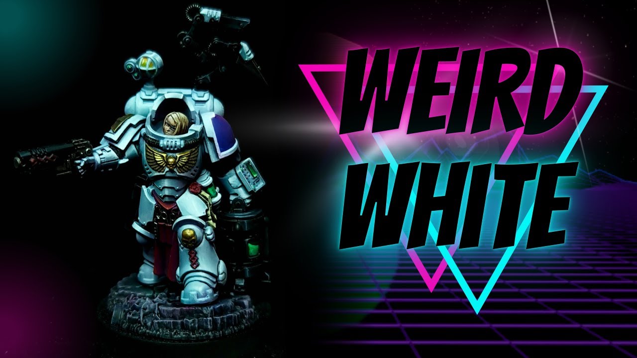 The STRANGEST way to paint white power armour // armor - YouTube